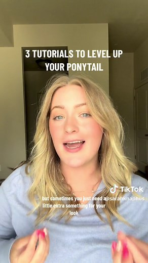 3 Easy Ponytail Hairstyle Tutorials for Medium Hair