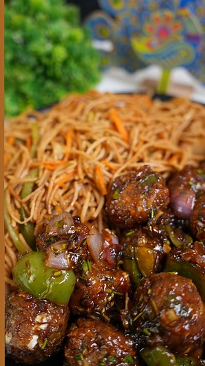 2.5M views · 20K reactions | Veg Noodles, Manchurian & Spring Roll ASMR #vegnoodles #manchurian #fblifestyle | Food Code ASMR | Facebook