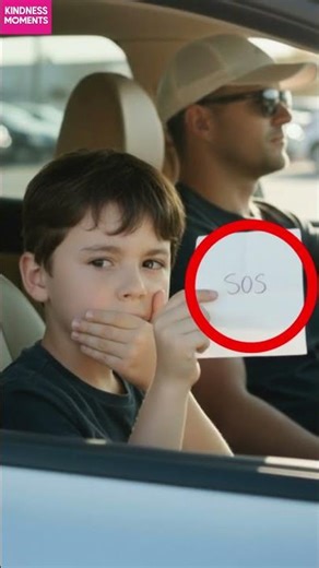 Kindness 🚗 Child's SOS Note Sparks Dramatic Rescue #kindness #rescue #shorts