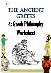 Ancient Greek Philosophy | Worksheets & Answer Sheet