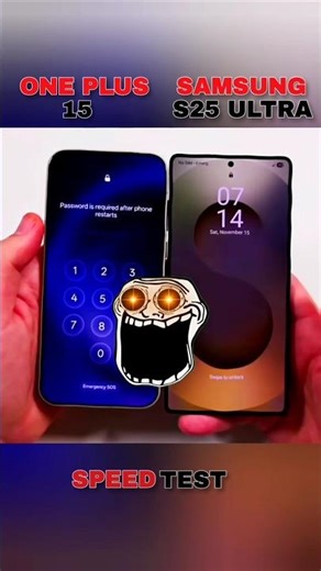 ☠️💥ONE PLUS 15 VS SAMSUNG S25 ULTRA SPEED TEST⚡???