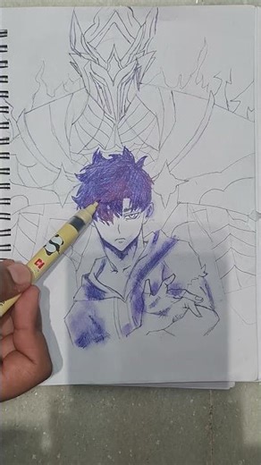 preety little baby drawing trend In my style 💫🤟