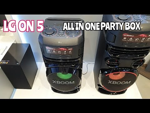 LG xBoom ON 5 All in One Party Speaker 300watts | Bass Sound Test