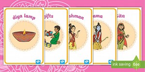 Hindu Diwali Display Posters