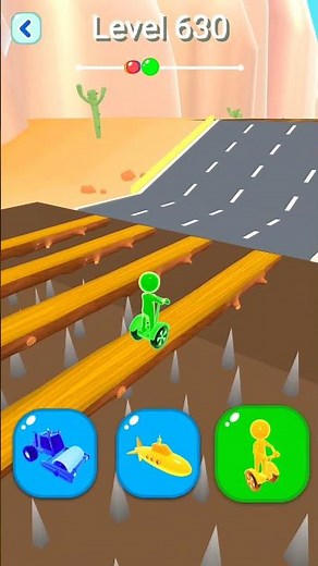 Shape-Shifting 2 GAMEPLAY Level No #630 Walkthrough - New Update Car Racing #Shorts #ShapeShifting
