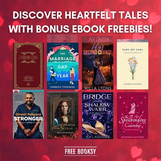 Discover Heartfelt Tales with These Bonus eBook Freebies! 💖 Our February bonus eBook freebies bring you heartwarming tales to cherish! Dive into stories of love, friendship, and unforgettable connections that will inspire, uplift, and stay with you long after the last page. Check them out here: https://bit.ly/4hoO7PM | Freebooksy