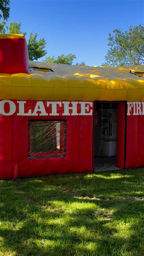 2.9K views · 31 reactions | Come see us - and our inflatable Safety House - at Mahaffie this evening! We’re here until 8 pm!! | City of Olathe Fire Department | Facebook