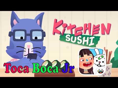 Toca Boca Jr Kitchen Sushi Best App Full Gameplay Walkthrough