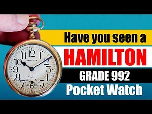 Hamilton 992: The Story of America's Most Iconic Railroad Pocket Watch
