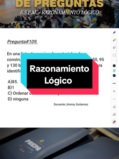 Repositorio de Preguntas ESFM: Estrategias de Resolución