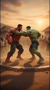 Hulk Ne iPhone Ke Liye Red Hulk Ko Patak Di #desihulk #trendingaihulk #hulkneliiphone #hulkvsredhulk