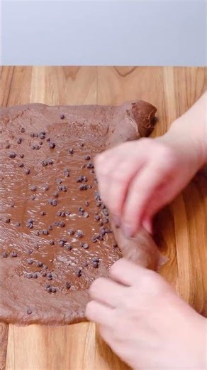 Eating Delicious Chocolate Cloud Bread With Fresh Strawberries ☁️ #shorts #cake #satisfying
