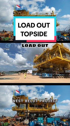 Load Out Topside West Belut Project - Medco Energi