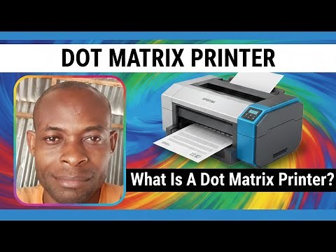 What Is A Dot Matrix Printer? |The Definition And Working Principle Of Impact Printer Technology