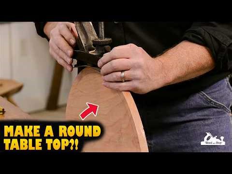 Crazy Easy Way to Make a Round Wood Table Top