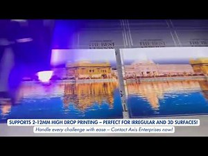 Printing on Acrylic by Flash-jet Pro UV Printer - Book a Free Demo - 88721-88721