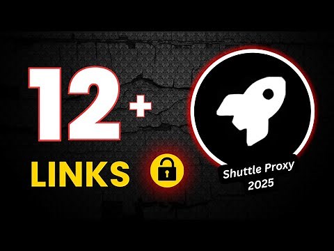 12+ New Shuttle Proxy Links 2025 | How To UNBLOCK Websites On School Chromebook (2025)