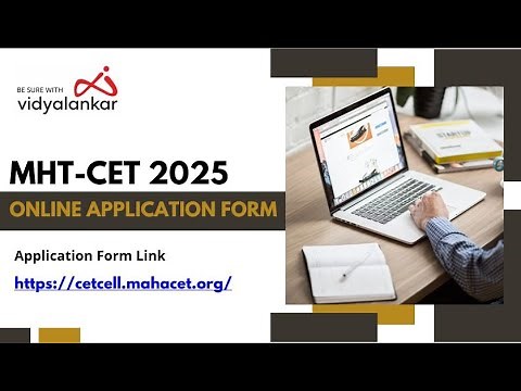 MHT-CET 2025 Online Application Form Filling Process