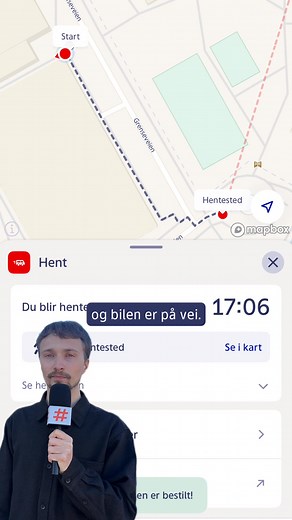 Har du fått med deg Hent? Den som lager snarveier mellom ruter, busser og linjer i Hovinbyen og områdene rundt. Se etter Hent i Ruter-appen!🚗 | Ruter