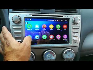 Touchscreen Andriod Car Radio Review 2007-2011 Toyota Camry Review