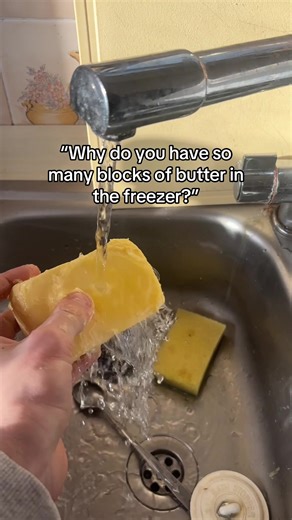 The tap was used for defrosting | eating butter