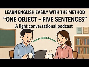 One Object — Five Sentences” — a beginner friendly English learning method