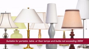 (2 pack) Hyper Tough 8ft Replacement Lamp Cord, 10A, Molded Plug, Black, 52210