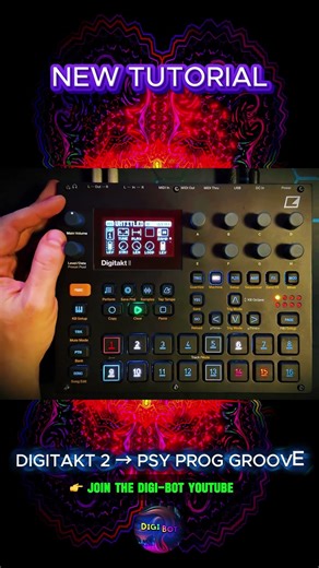 Digitakt 2 Psy-Prog Patterns — Live Build