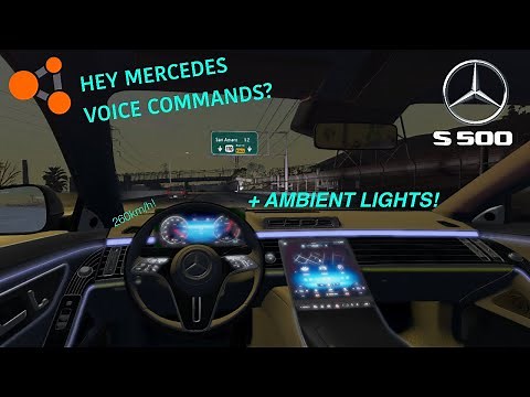 2021 Mercedes-Benz S Class POV NIGHT DRIVE | BeamNG.drive