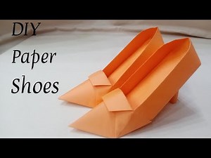 How to make paper high heels shoes | Origami DIY paper shoes | 2023 | handmake paper shoe | My Craft