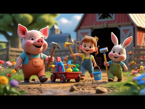 Teamwork Town Song | Kids Educational Song & Fun | Learn Teamwork with Friends