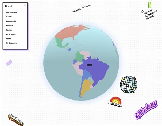 The world is Figma.The exploration with Figma Make, advanced web technologies & Gemini 3 continues. This time? We put all of our official Figma communities in one interactive map. Click on a… | socrates charisis | 10 comments