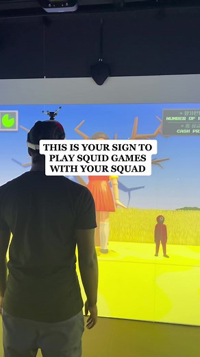 The best immersive game in London @Immersive Gamebox #squidgames #coolgames #gamer #thingstodoinlondon