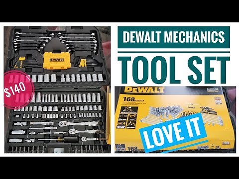 REVIEW DEWALT Mechanics Tools Kit and Socket Set, 168-Piece DWMT73803 I LOVE IT