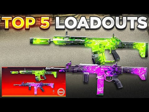 TOP 5 *META* LOADOUTS in WARZONE! 👑