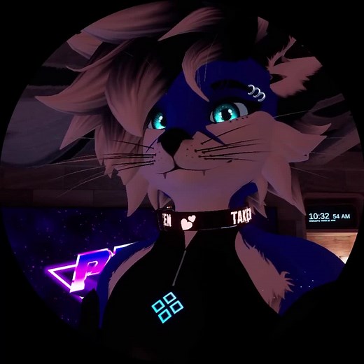 Exploring VRChat with Bluby the Fox