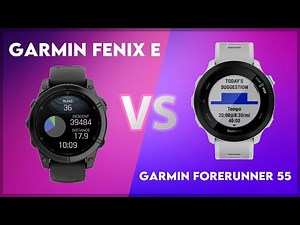 Garmin Fenix E vs Garmin Forerunner 55 Comparison
