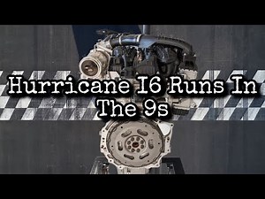 Twin-Turbo HURRICANE I6 Runs In The 9s