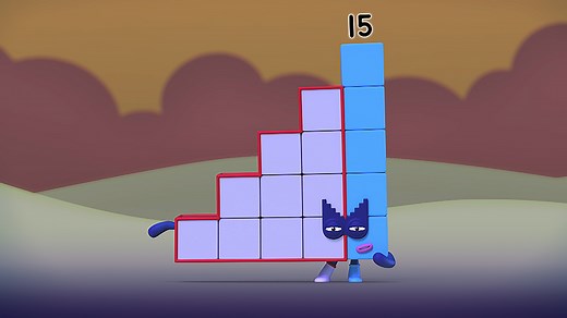 The number 15 song - Numberblocks – Numbers to 100: Video playlist - BBC Bitesize