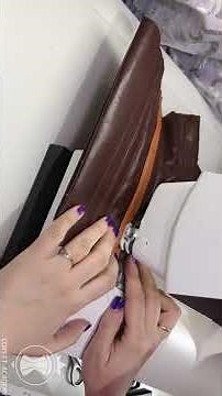 Leather steampunk corset from sketch to ready garment