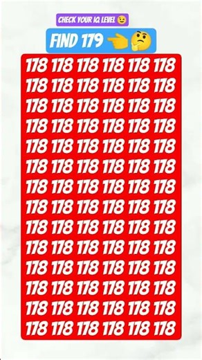 find the odd number 179 👈😎😱#iQtest #iQlavel #study #maths #army