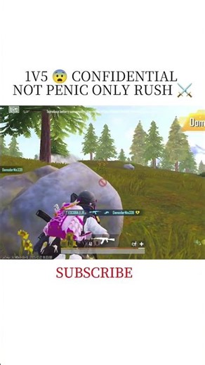 FASTEST 1V5 OPEN RUSH CLUTCH💥NOT PENIC ONLY RUSH⚔️#bgmi #subscribe #shorts #viral #shortfeed #foryou