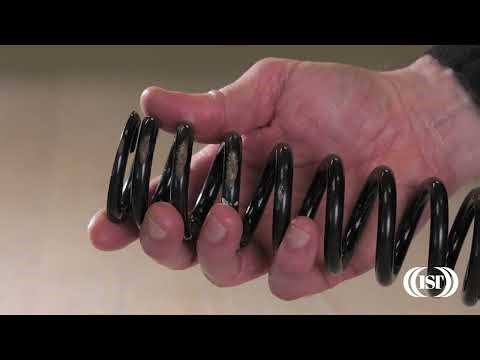 Spring failure by wear