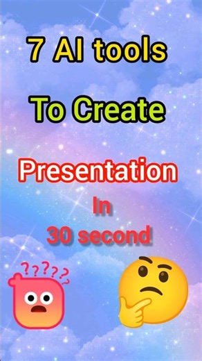 👇7 Best AI tools to create stunning Presentations in 30 seconds 🔥 #presentationtools #slidedeck
