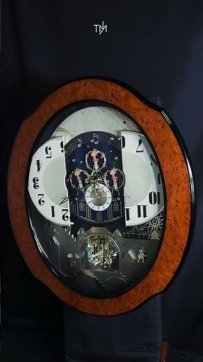 Rhythm Small World "DWS Timecracker" Magic Motion Musical Karakuri Clock - 4MH752-R06