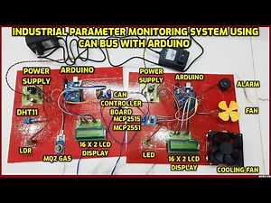 Industrial Parameter Monitoring System Using CAN Bus with Arduino