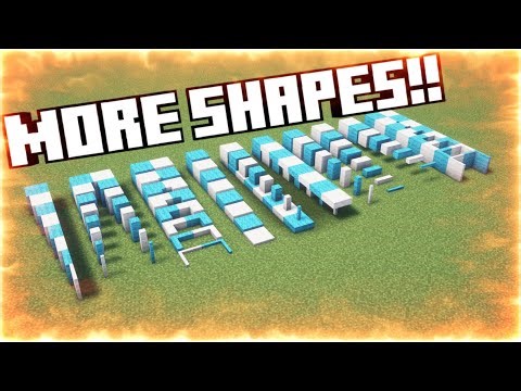 New Mod for MINECRAFT! | MORE SHAPES!!