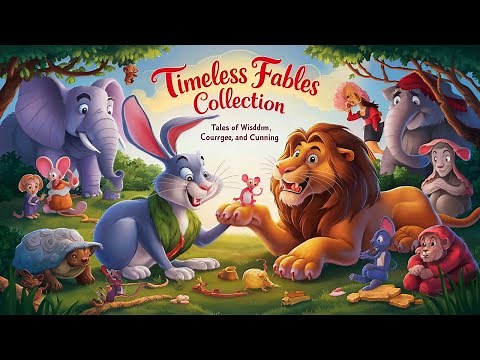 5 Animal Stories | Five Fables Collection | Tales for Kids | Animated Stories with Moral Lessons.