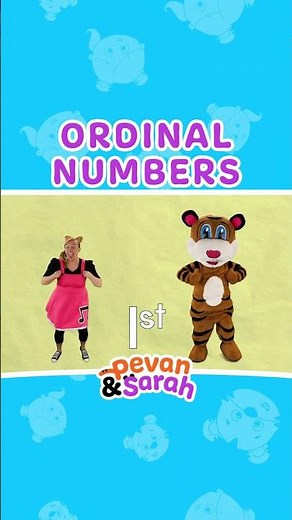 Dance break for kids | Ordinal Numbers | Pevan & Sarah
