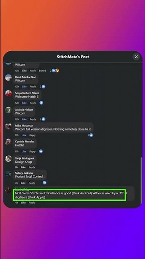 What's the best embroidery software you've used__ The people have spoken - WILCOM!